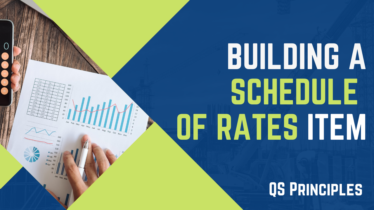 Building a Schedule of Rates Item - Metroun